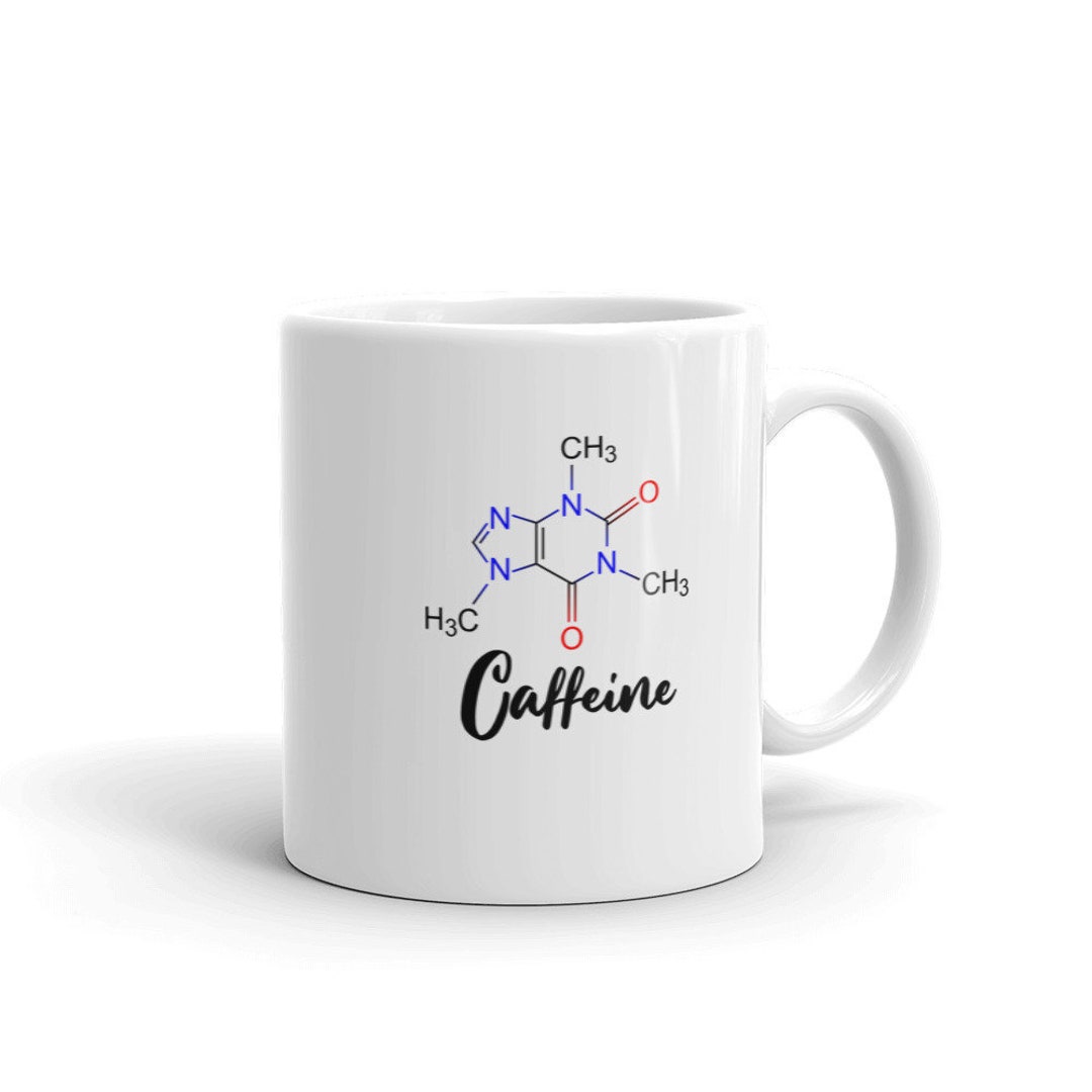 Funny Caffeine Molecule Coffee Mug - Etsy
