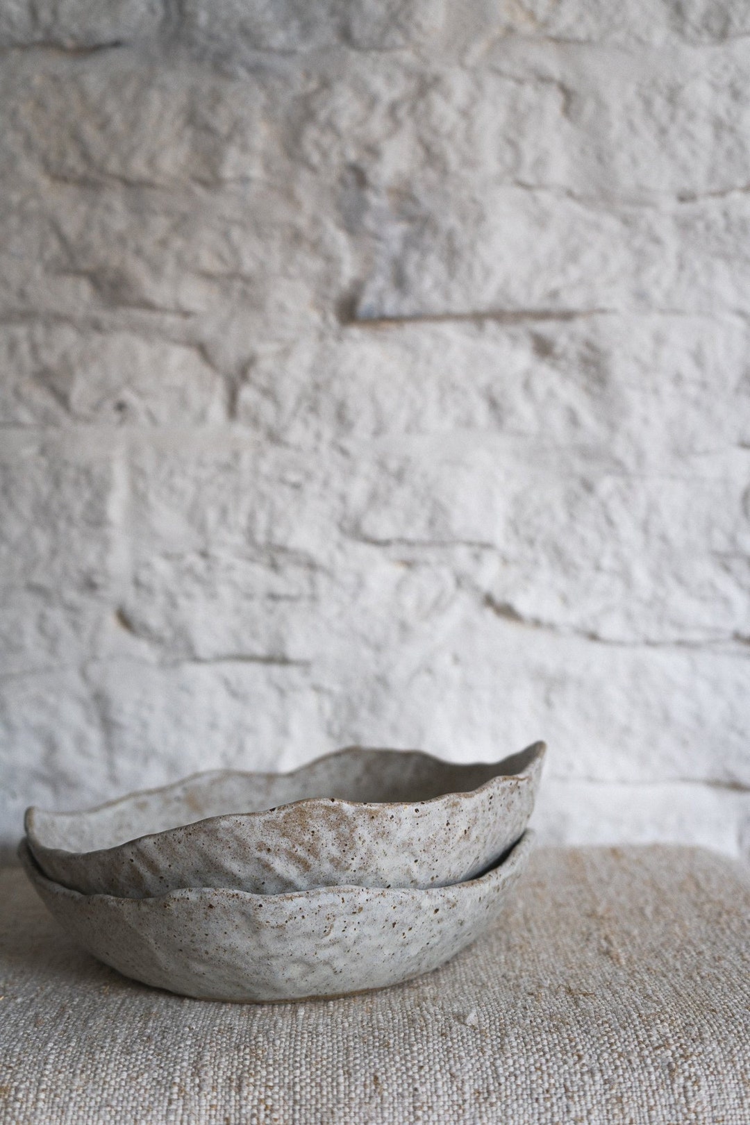 Toasted Handmade Ceramic Pasta Bowl - Etsy