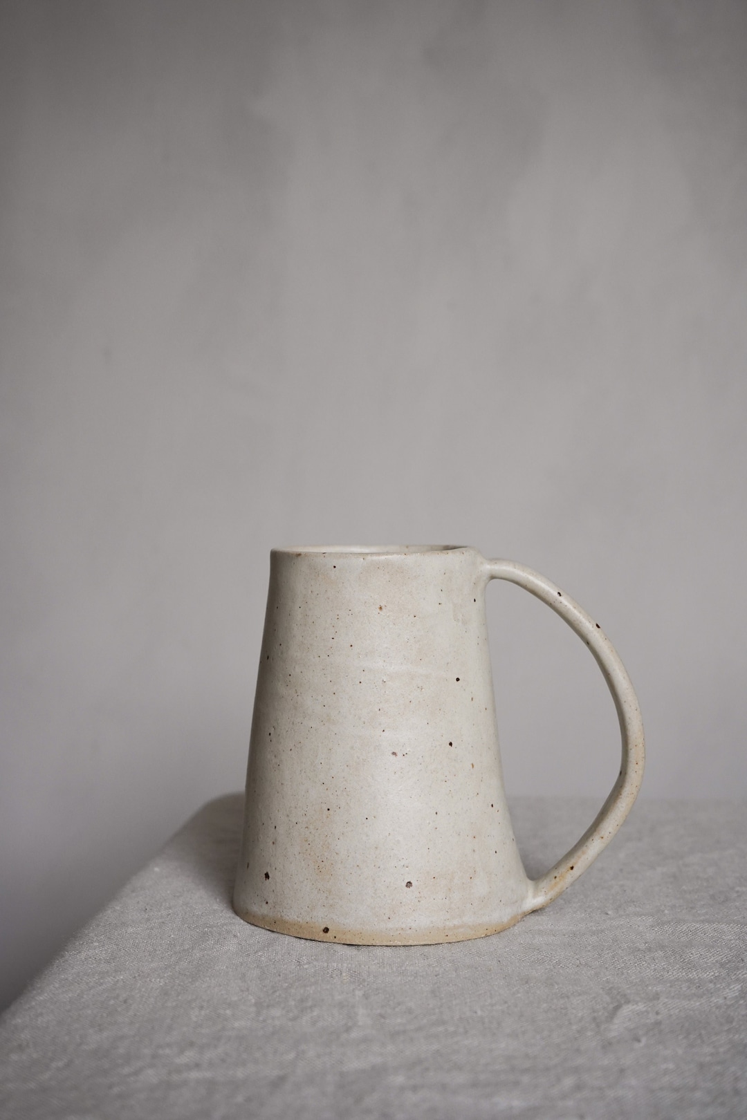 Tall Handmade Ceramic Mug in 'pebble' Glaze - Etsy