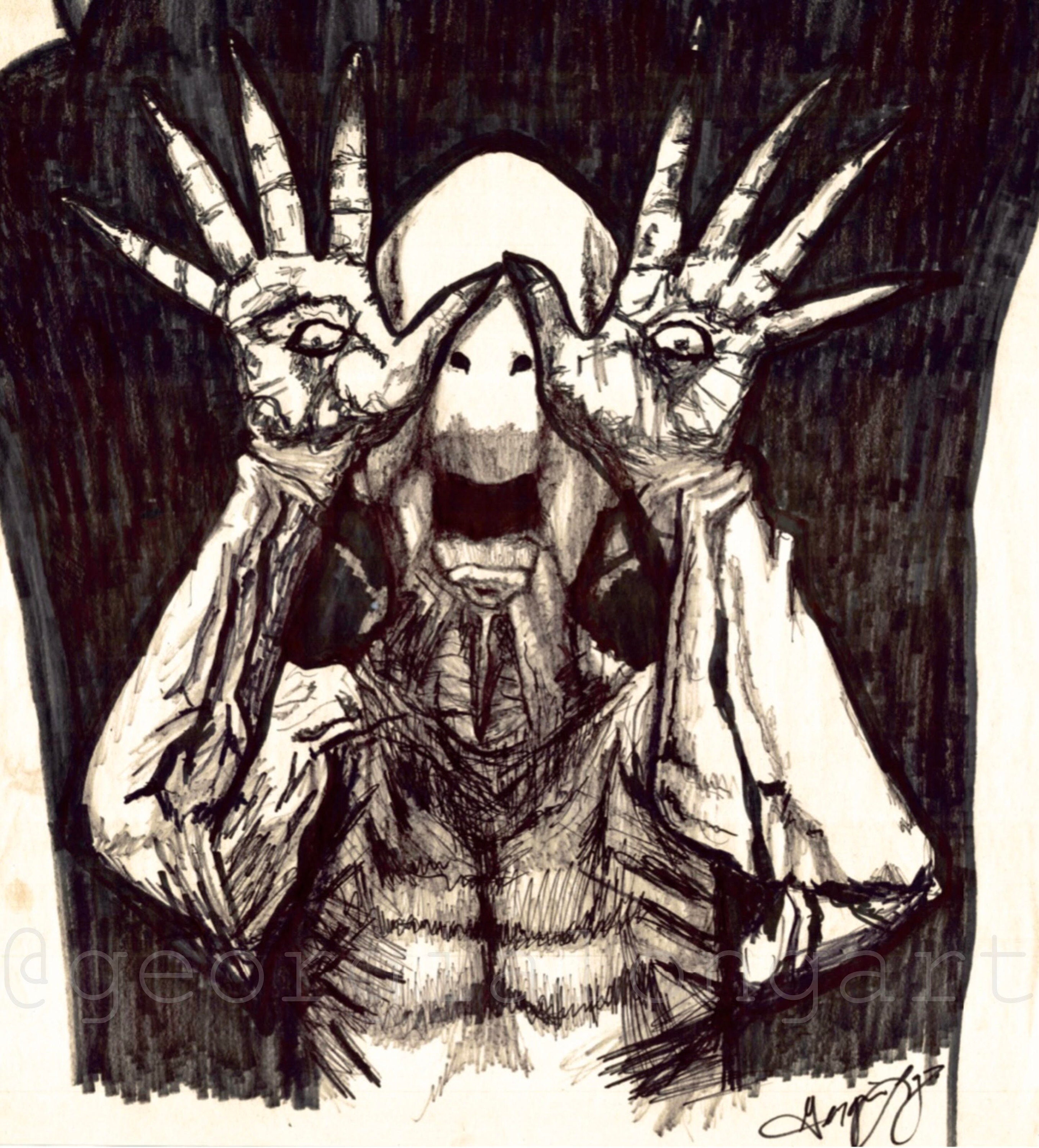 The Pale Man From Pan’s Labyrinth Print or Woodprint - Etsy