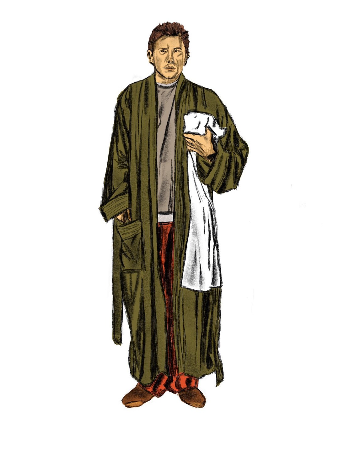 Arthur Dent From Hitchhikers Guide to the Galaxy Digital - Etsy