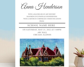 Texas Tech Graduation Invitation - Etsy