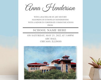 Texas Tech Graduation Invitation - Etsy