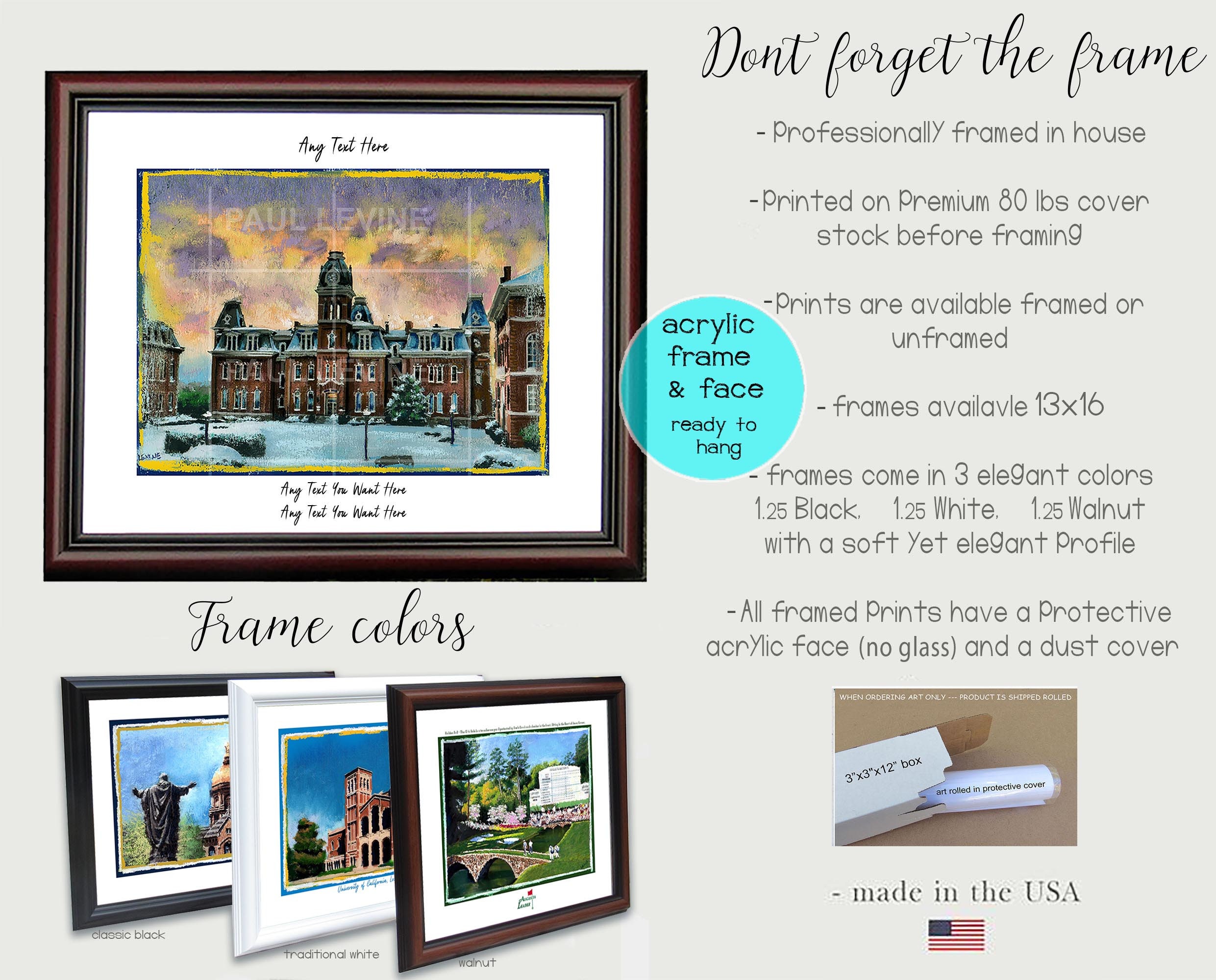 Personalized WVU West Virginia Universitycollege Litho - Etsy