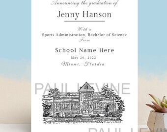 University of Arizona Invitation - Etsy