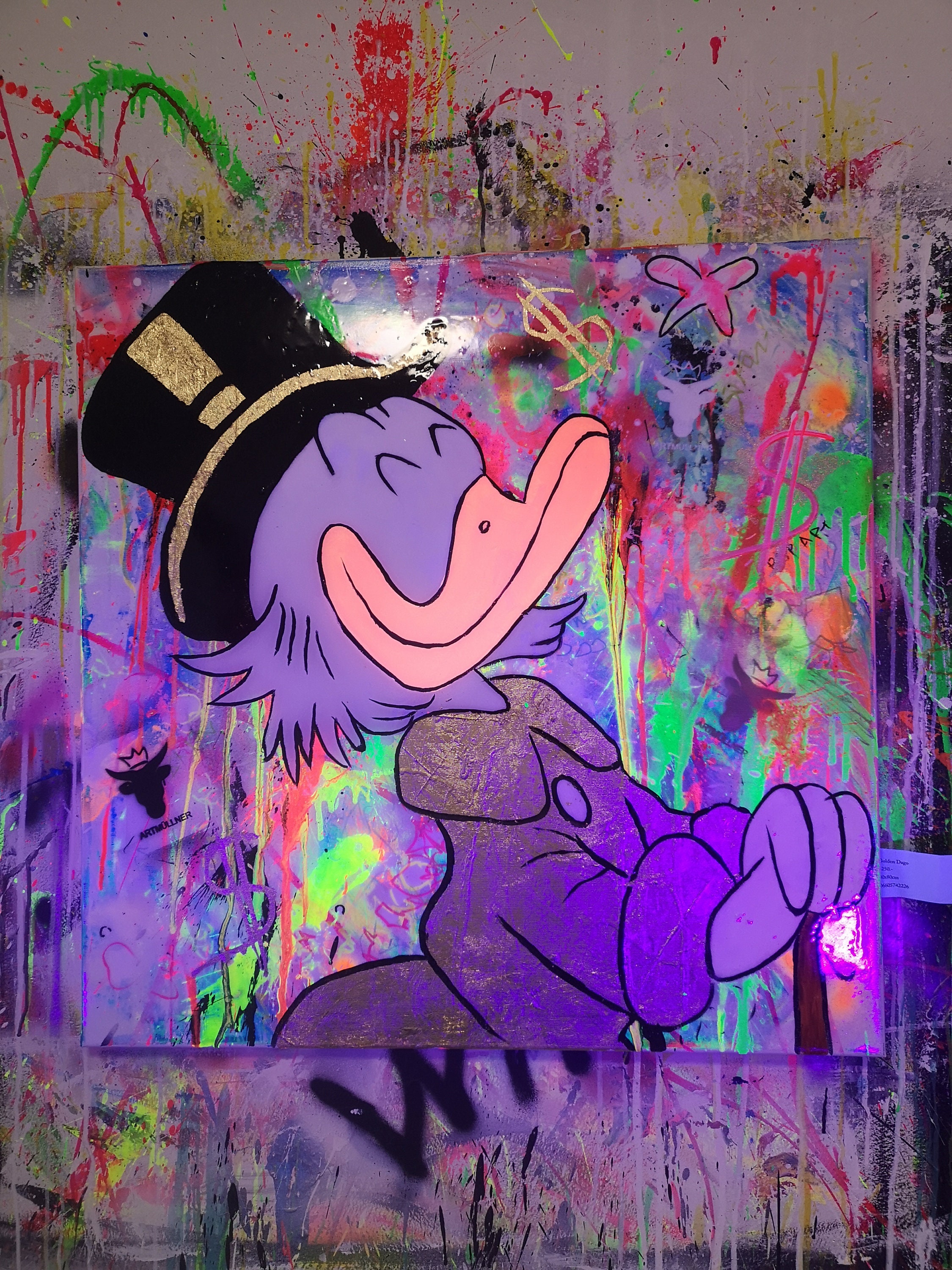 Golden Scrooge Mcduck - Etsy UK