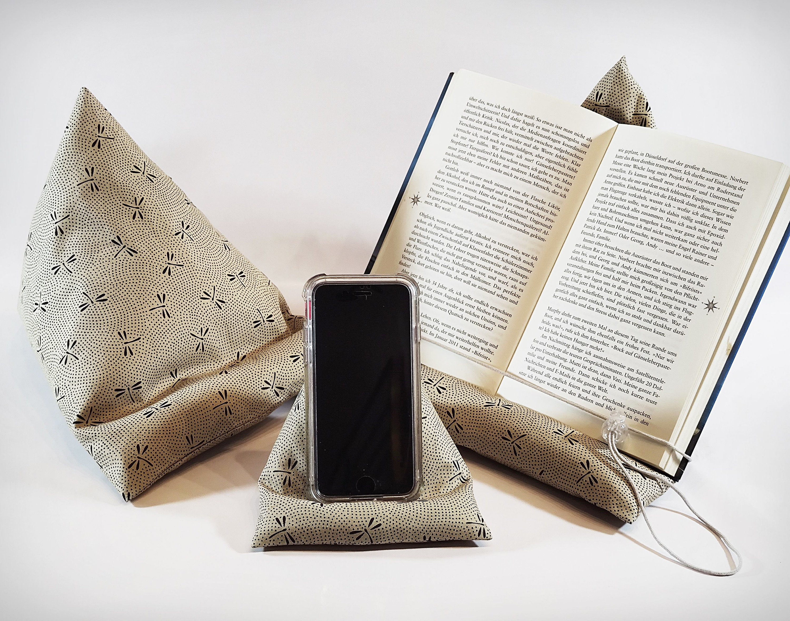 Tablet-Sitzsack m. abnehmbarem Bezug Lesekissen Sterne | Etsy