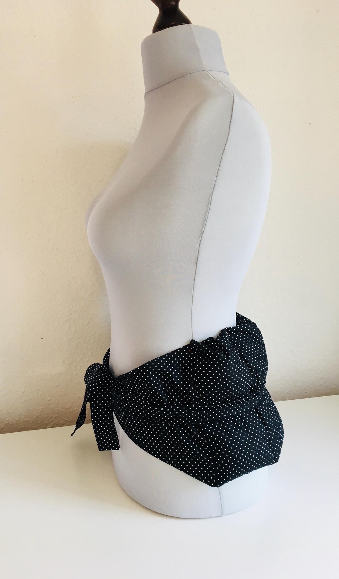 Kidney Belt, Kidney Warmer – Heat Pad, Grain Pillow “black With Dots ...