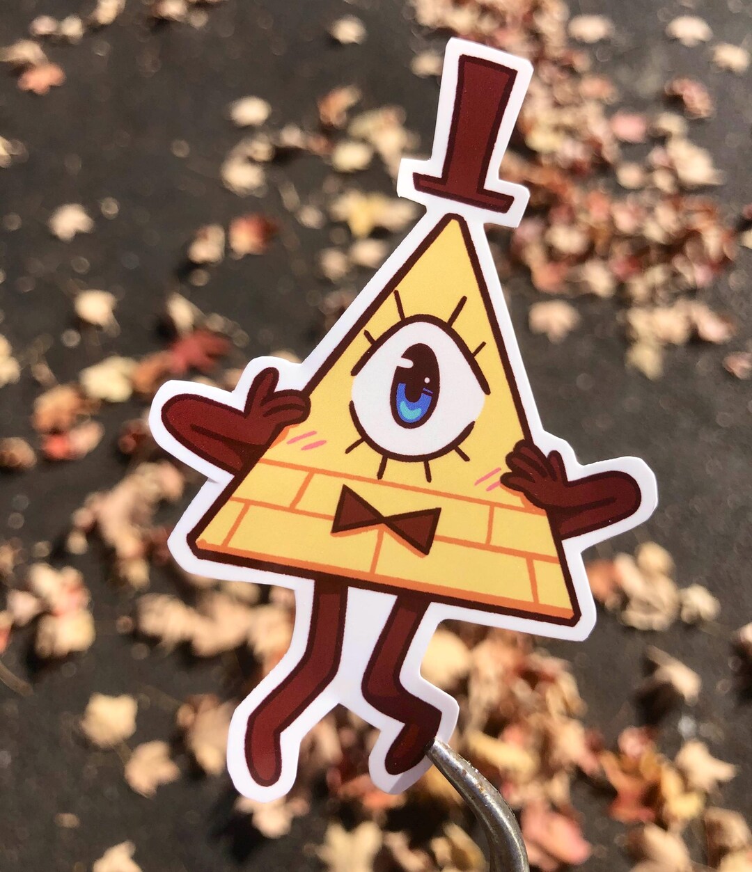 Bill Cipher Inspired Anime Vinyl Sticker [glossy, Holographic] Phone ...