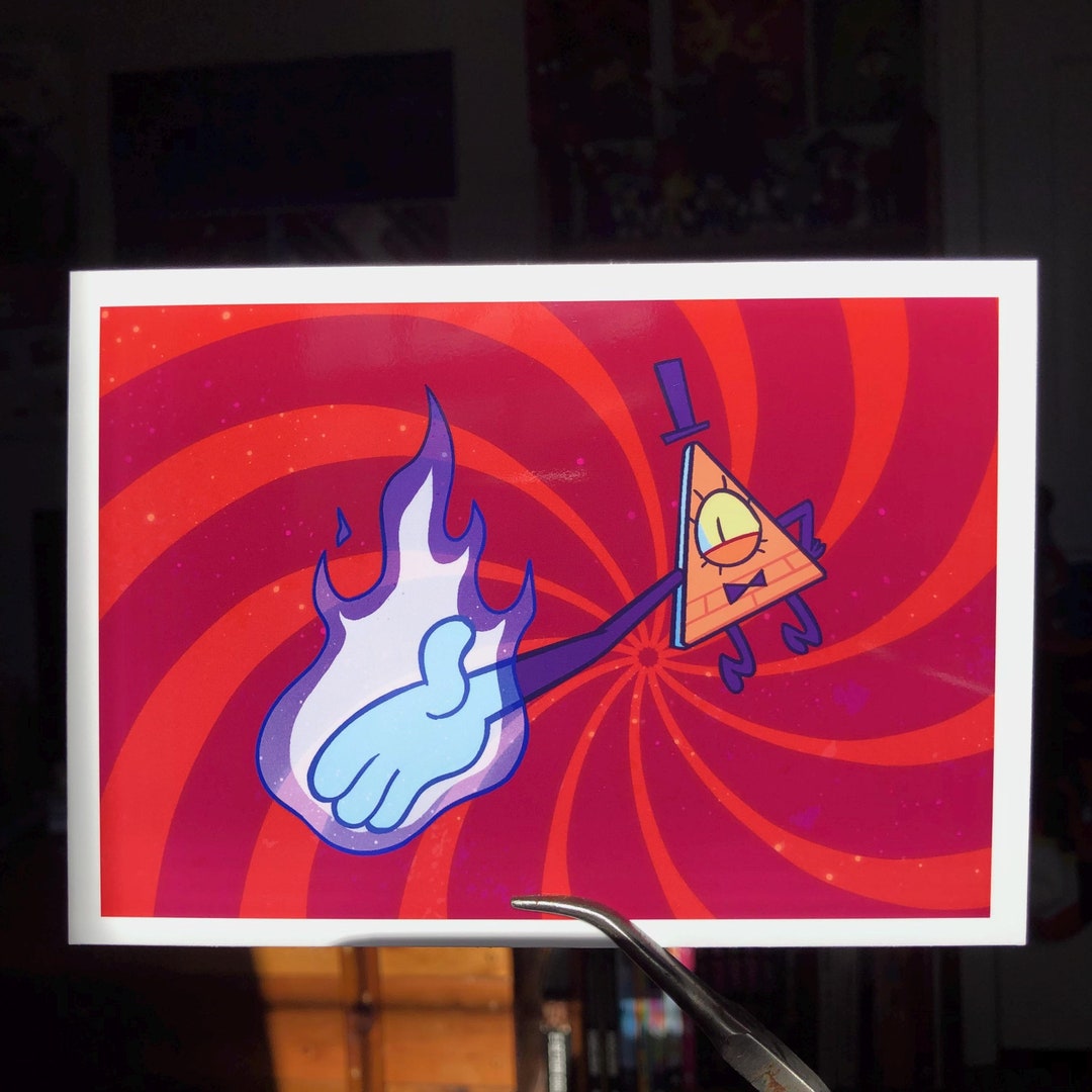 Wanna Make a Deal Gravity Falls Bill Cipher 5x7 Glossy Mini Art Print ...