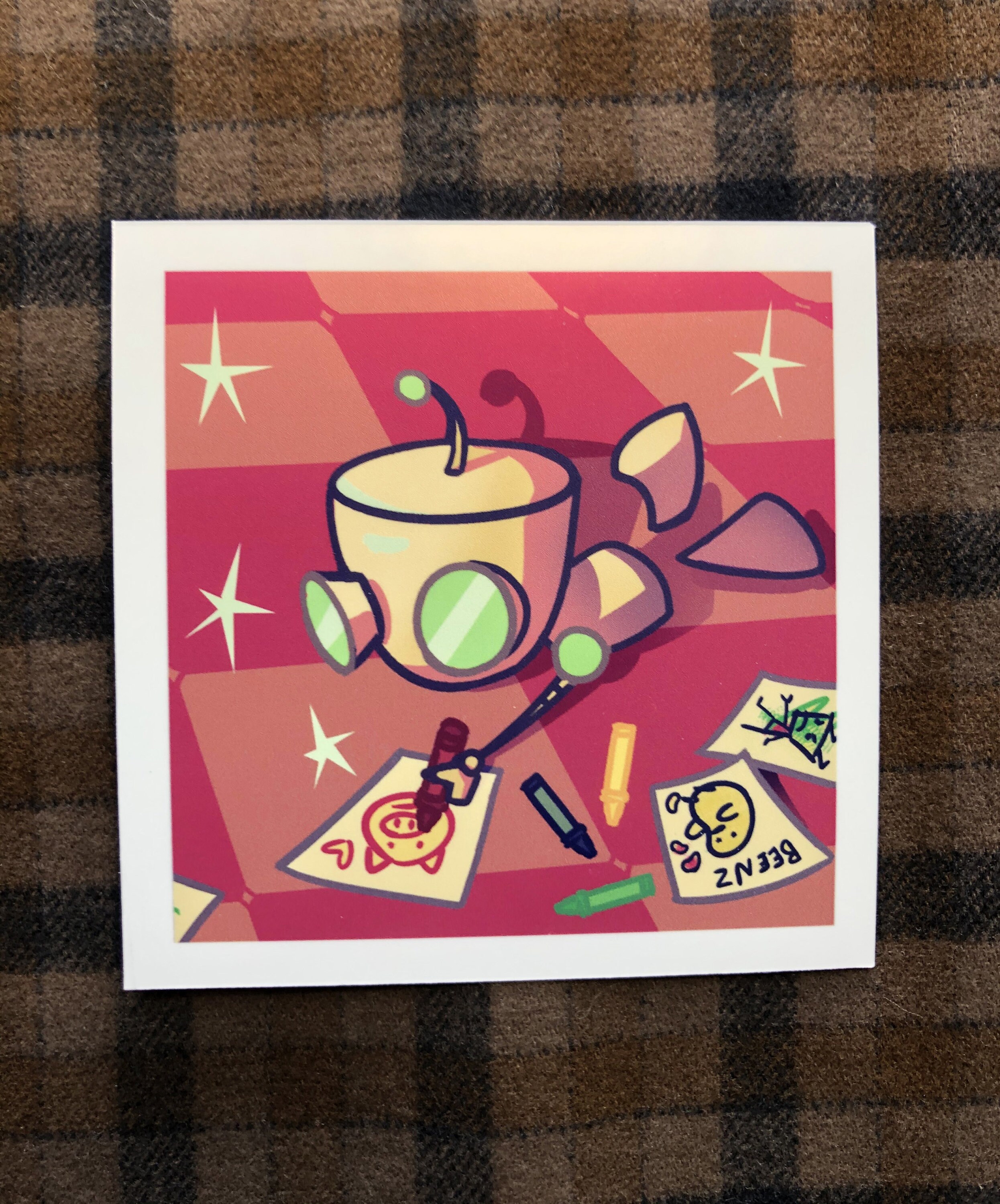 Invader Zim GIR Vinyl Stickers gloss Phone and Laptop Decals - Etsy