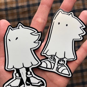 Sonic the Hedgehog , Shadow the Hedgehog Ghost Vinyl Stickers | Glossy ...