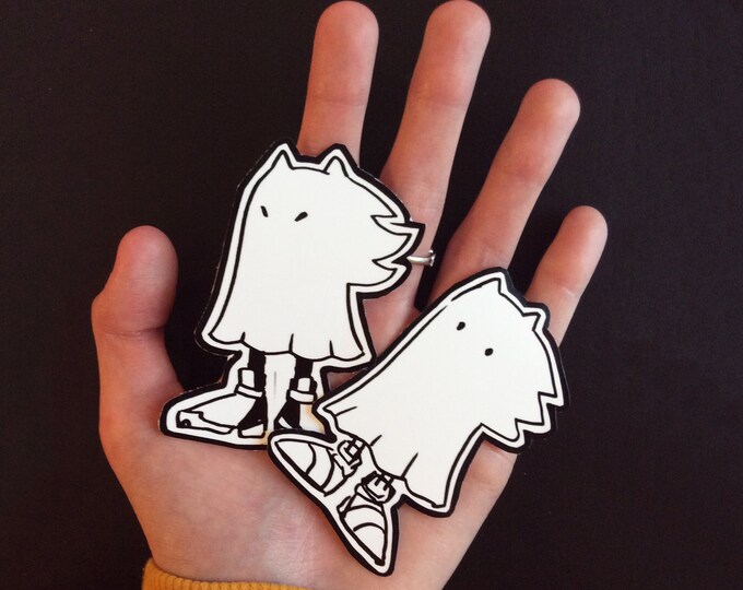 Sonic the Hedgehog , Shadow the Hedgehog Ghost Vinyl Stickers Glossy ...