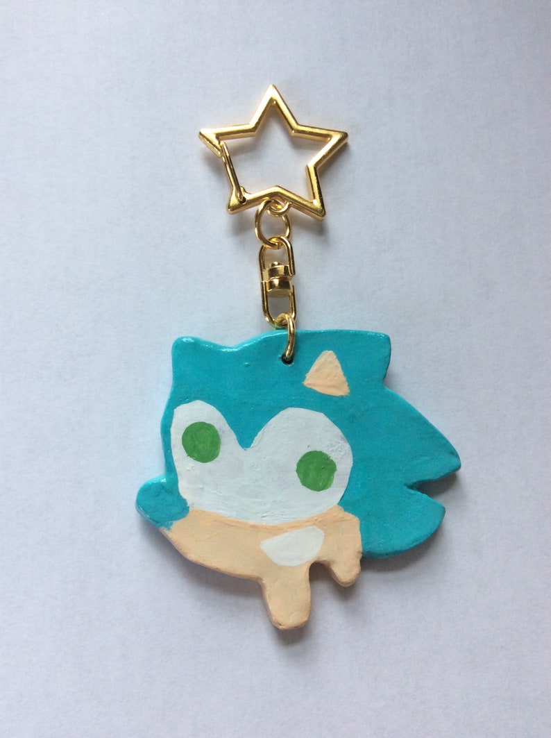 Sonic and Shadow the Hedgehog Popsicle Keychain Charm polymer - Etsy
