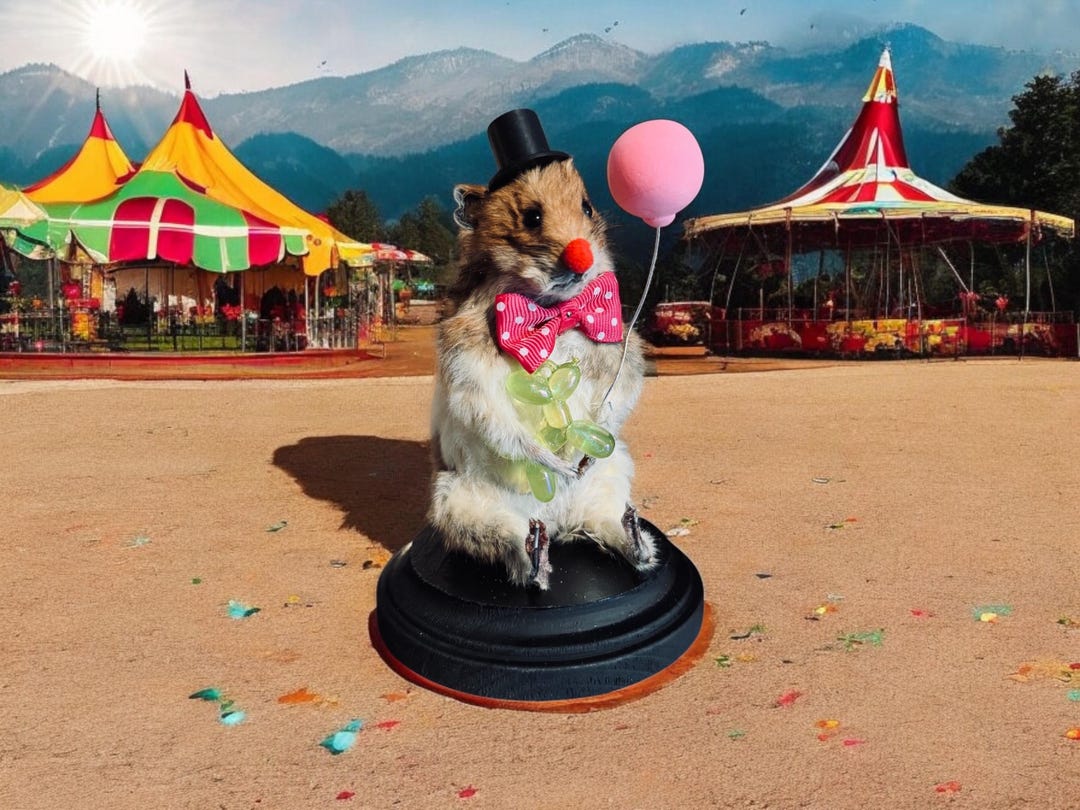 Hamster Mummified Skeleton Specimen Wet Dried Preserved Oddities ...