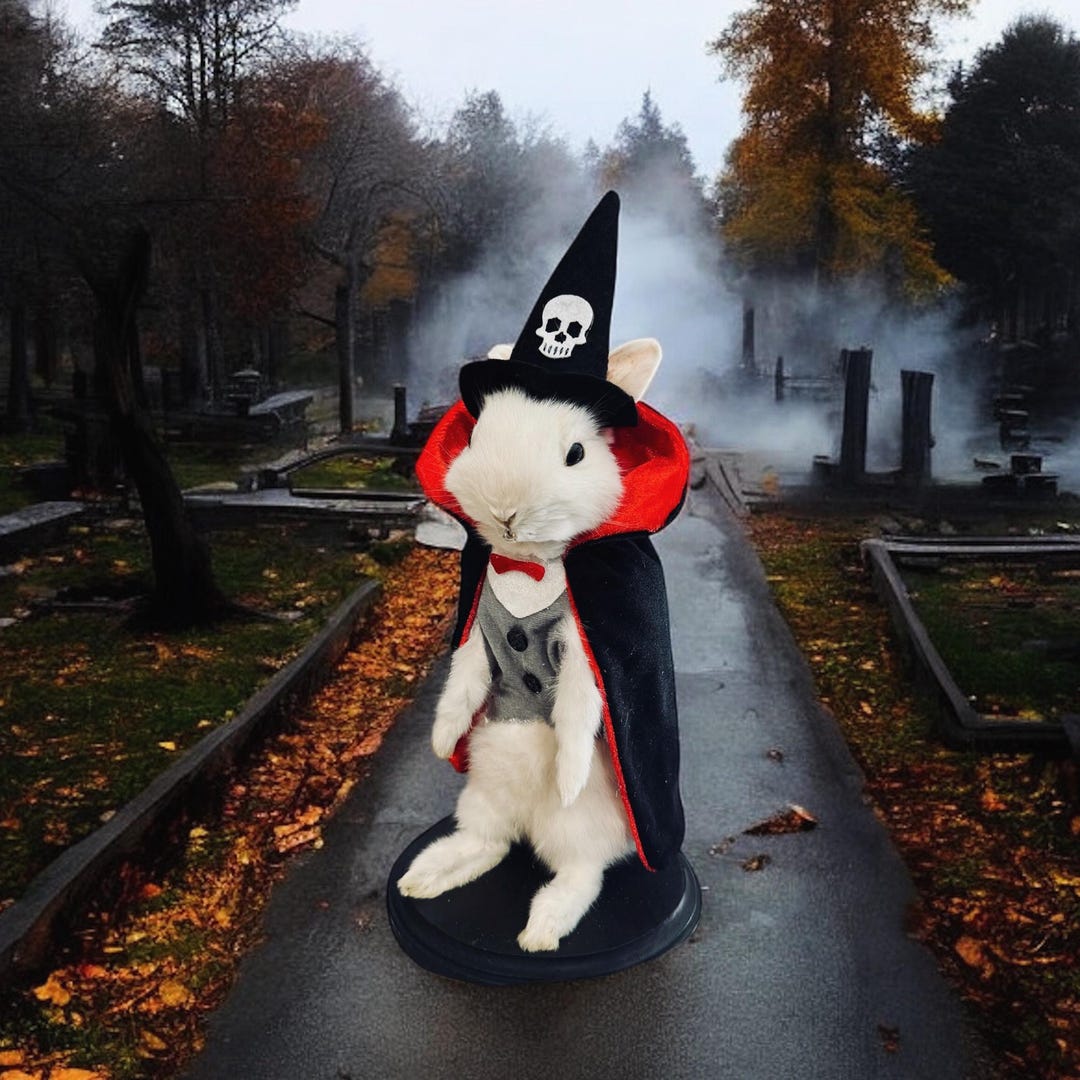 Rabbit Bunny Reaper Mummified Skeleton Specimen Wet Dried Preserved ...