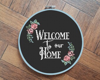 Stitch Welcome Sign - Etsy