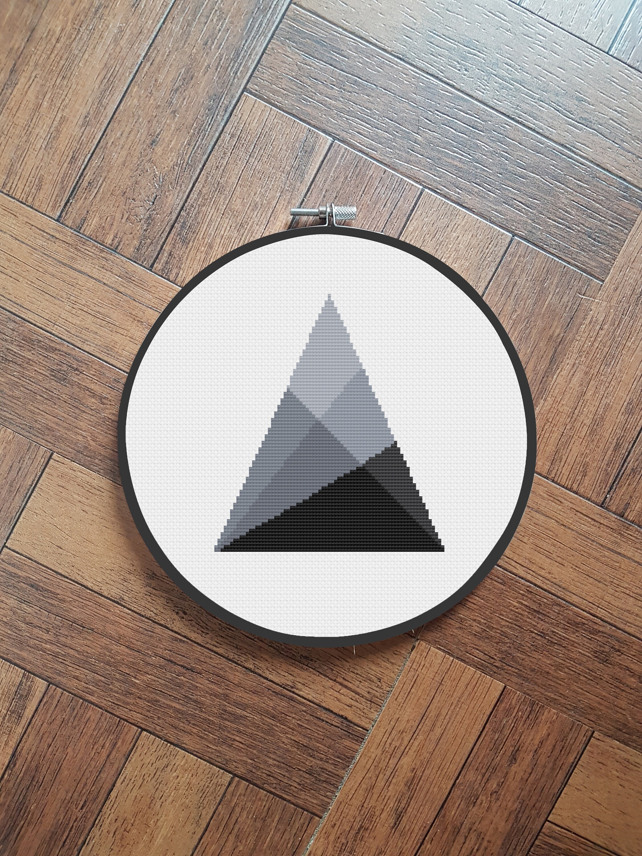 Geo Triangle Cross Stitch Pattern | Etsy