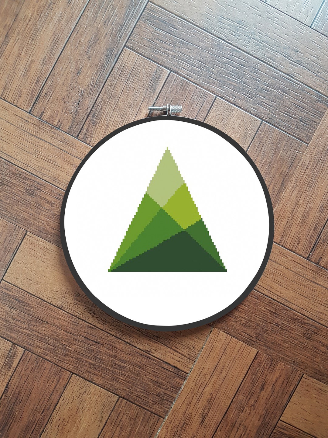 Geo Triangle Cross Stitch Pattern - Etsy