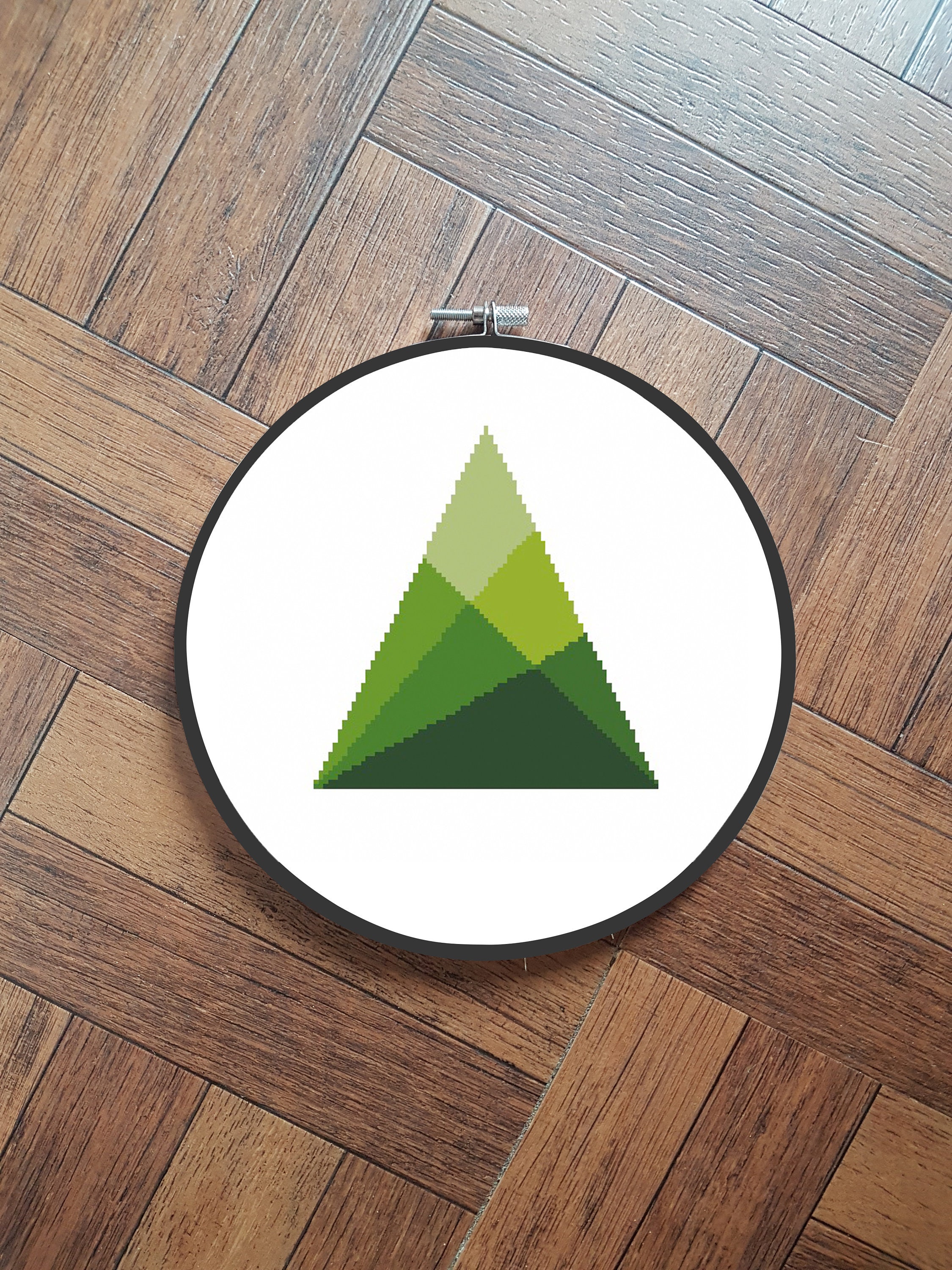 Geo Triangle Cross Stitch Pattern | Etsy