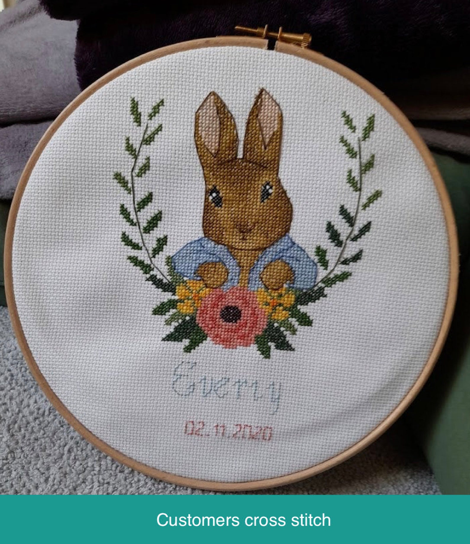 Beatrix Potter Birth Sampler - Cross Stitch Pattern - Etsy