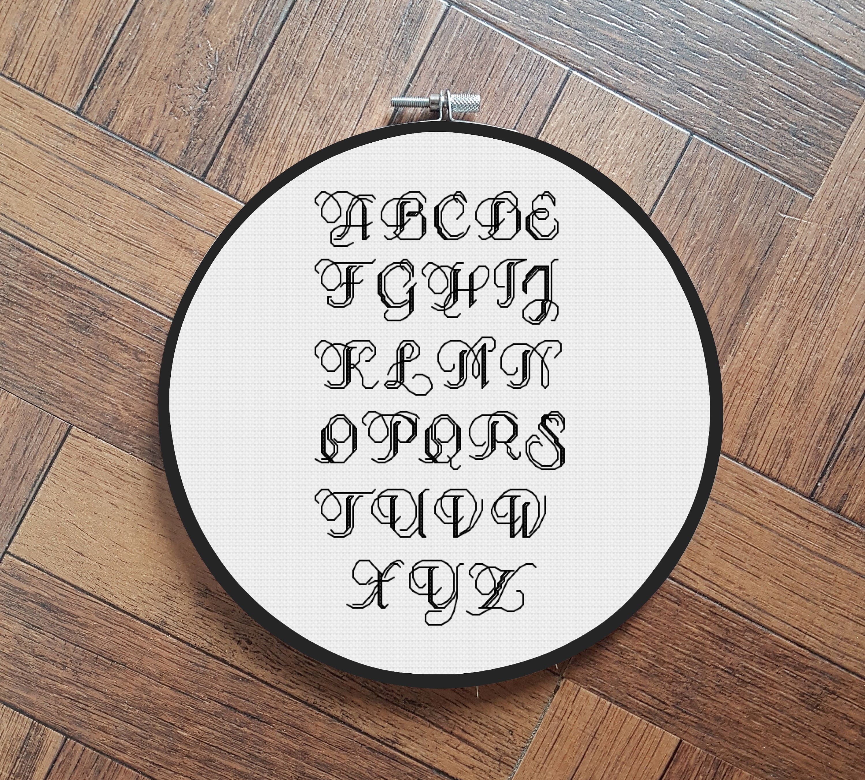 Full Alphabet Font 14 Cross Stitch Pattern | Etsy UK