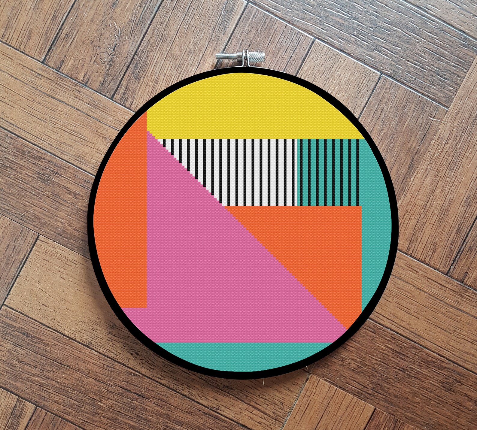 Abstract Print Cross Stitch Pattern - Etsy