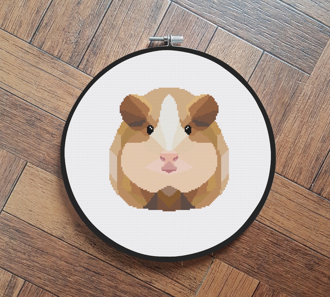 Geometric Guinea Pig Cross Stitch Pattern - Etsy