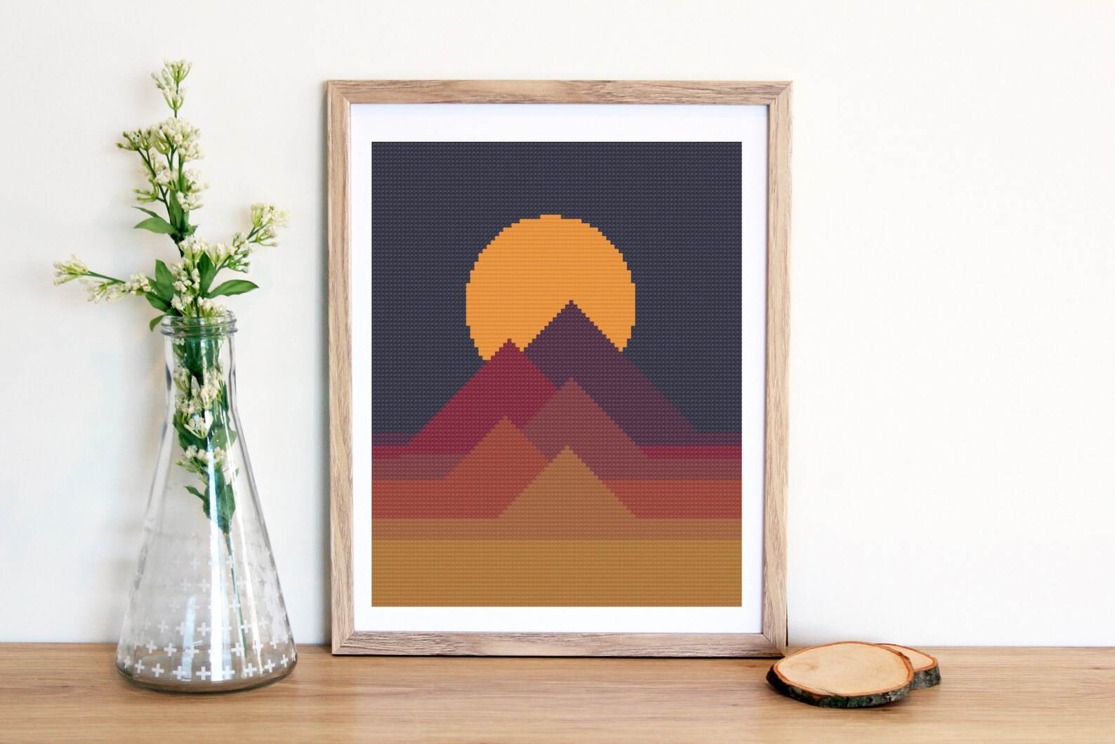 Sunset Cross Stitch Pattern - Etsy