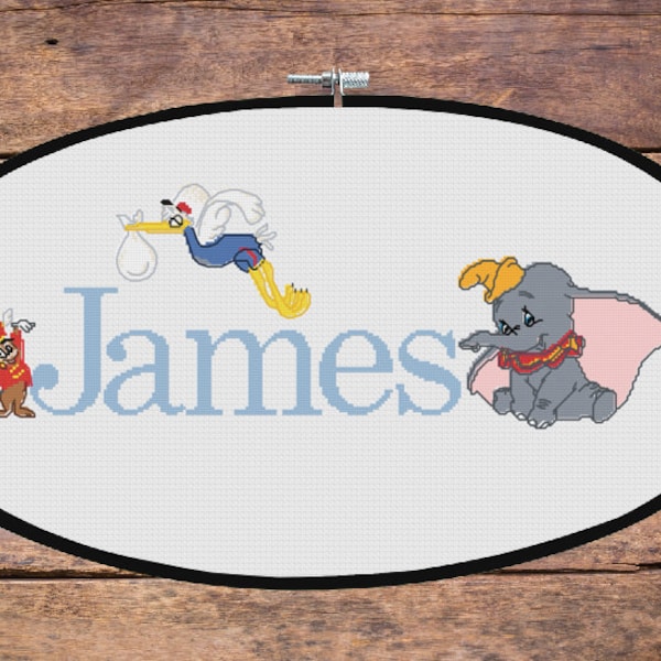 Dumbo Cross Stitch Pattern - Etsy