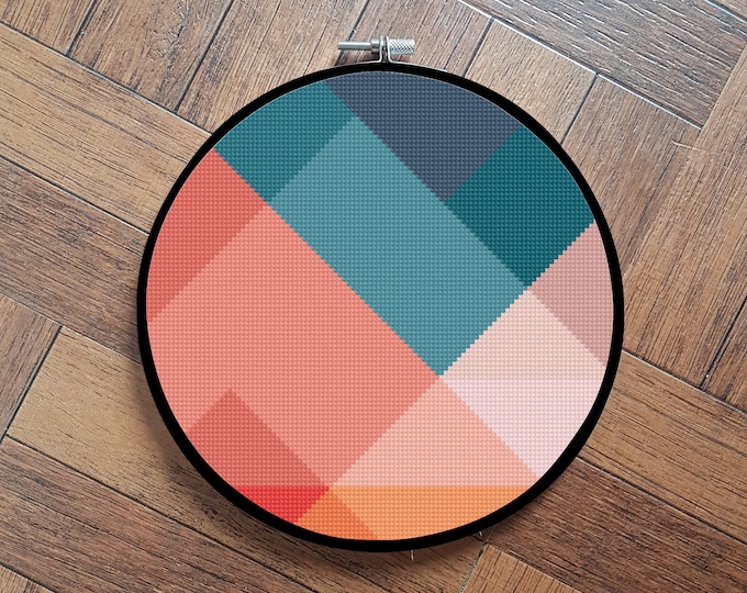 Geometric Cross Stitch Pattern - Etsy