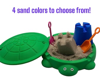 Desktop Nostalgic Playground Turtle Sandbox Set Comes With Tools and ...