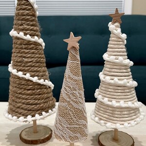 Natural Cone Trees / Rustic Winter Decor/ Farmhouse Winter - Etsy UK