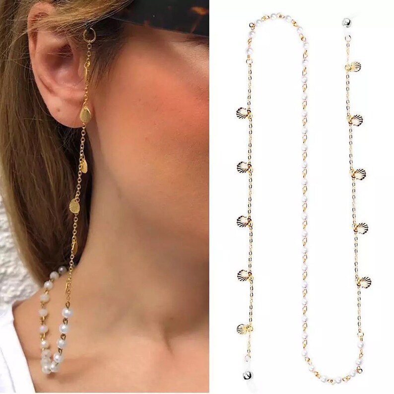 Eyewear Accessories Eyeglass Chain for Women Trends Glasses | Etsy