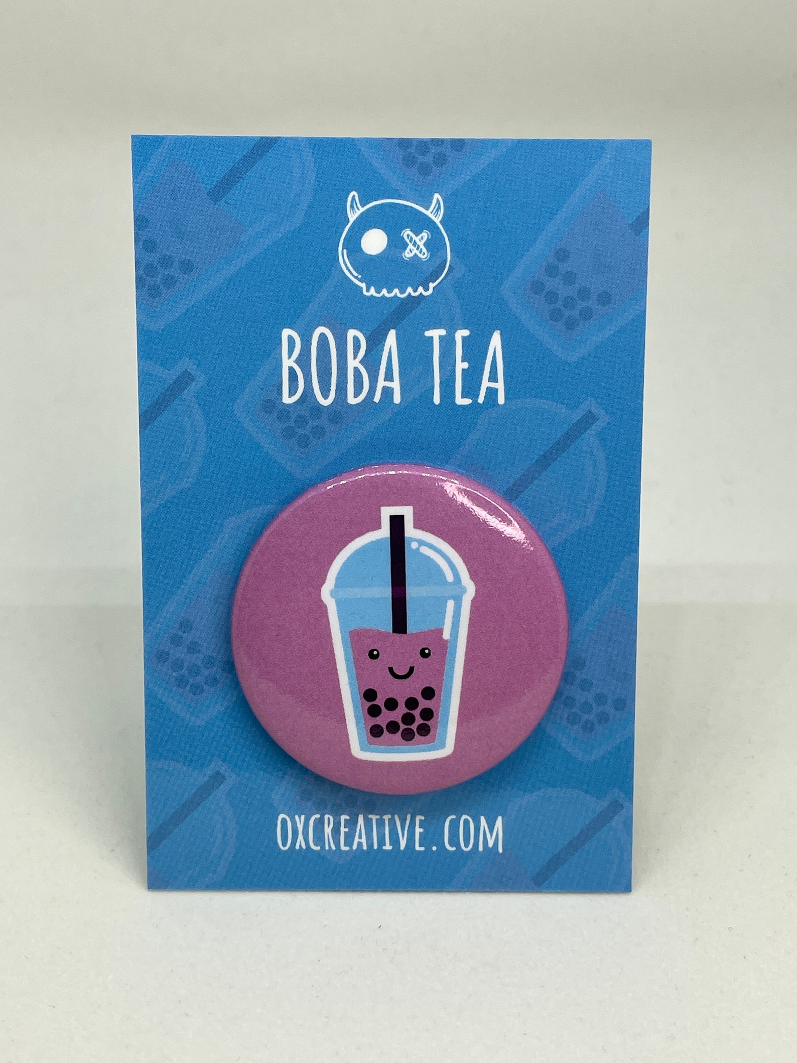 Cute Boba Button Badge Bubble Tea 38mm Round Badges - Etsy
