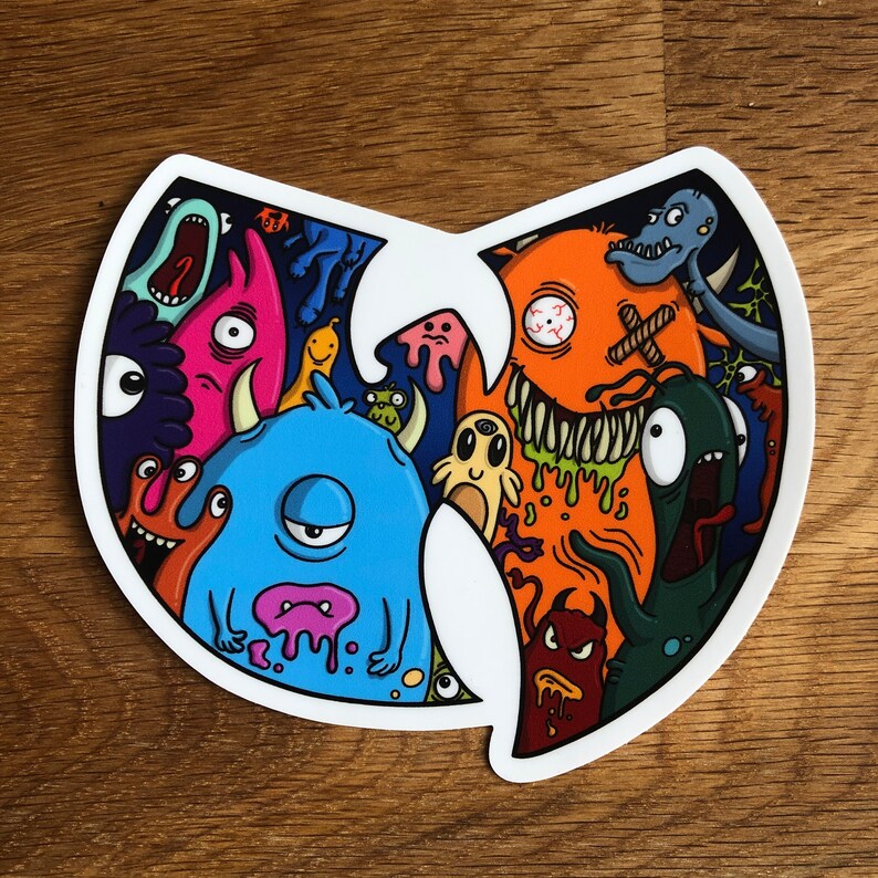 Rap Monsters Sticker Monsters Premium Vinyl Decal - Etsy UK