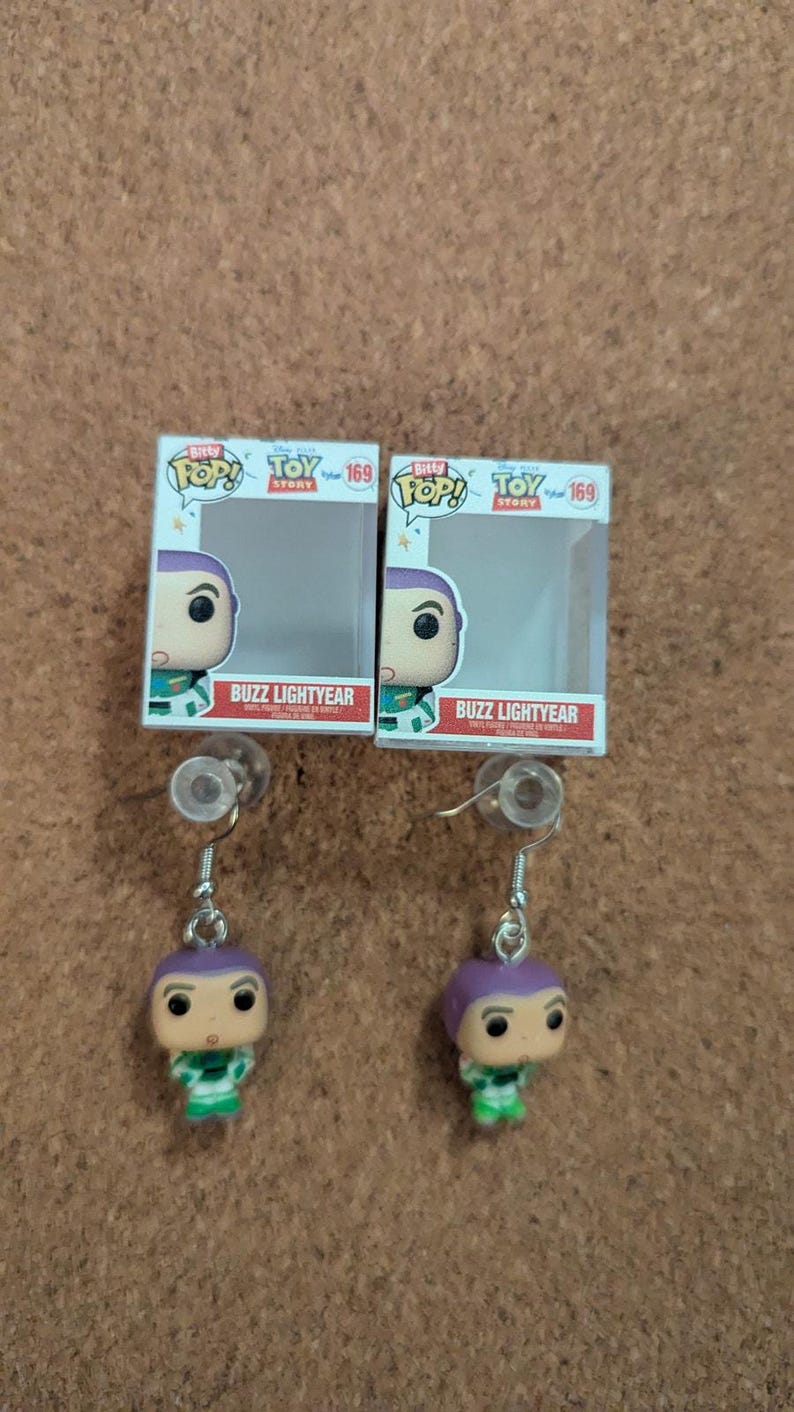 Funko Bitty Pop! Toy Story Buzz Lightyear #169 Earrings - Etsy