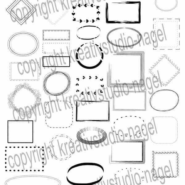 Plotterdatei rahmen - Etsy.de