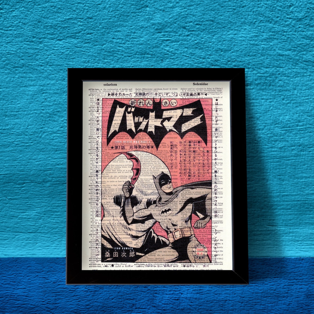 Vintage Comic Book Comic Art-dc Comics-batman and Robin-comics Gift ...