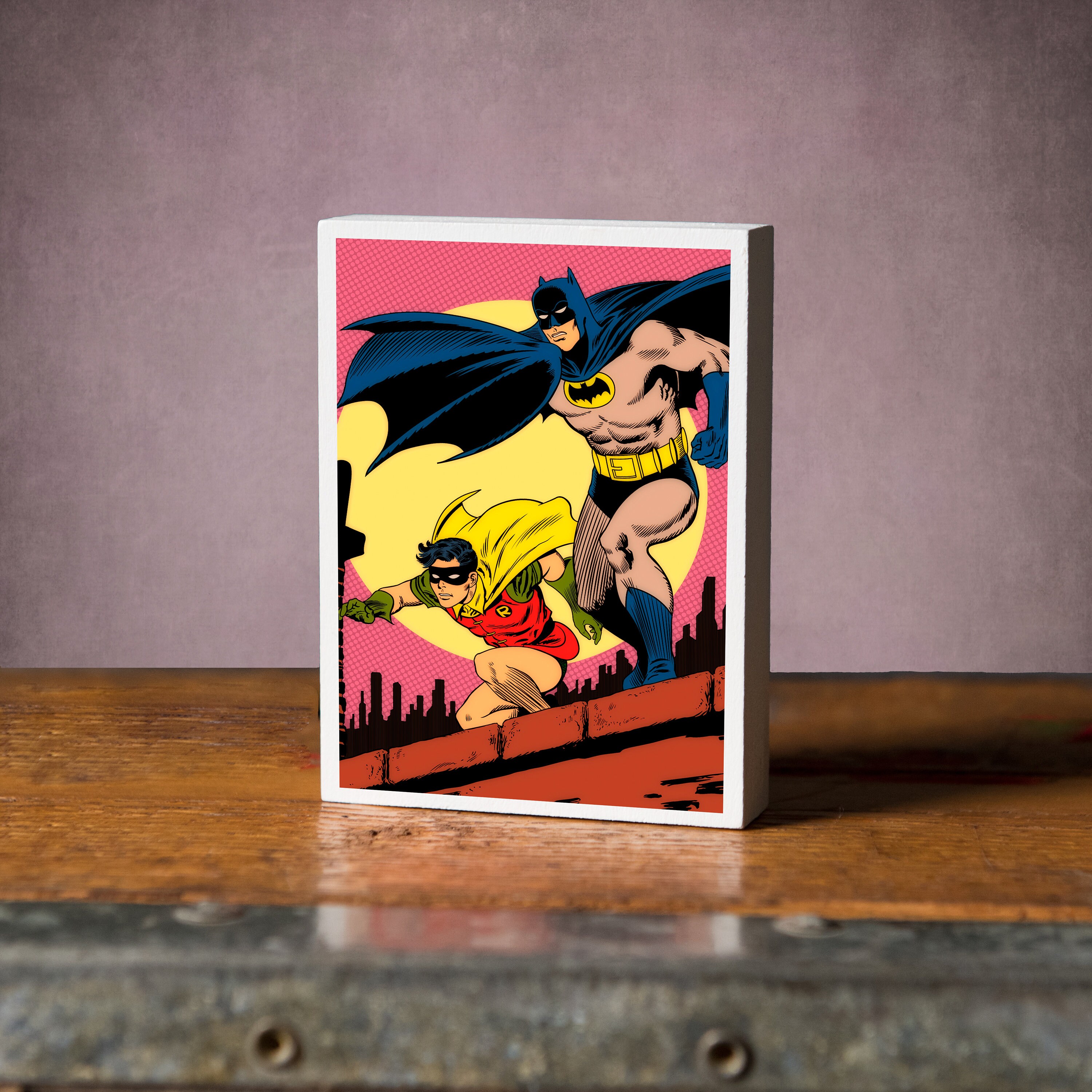 Batman Artwork-vintage Comic Book-dc Comics-batman and Robin-comics ...