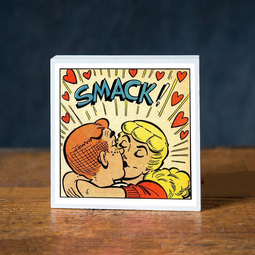 Archie and Betty Kissing Comic Book Art-betty and Veronica-comic Books ...