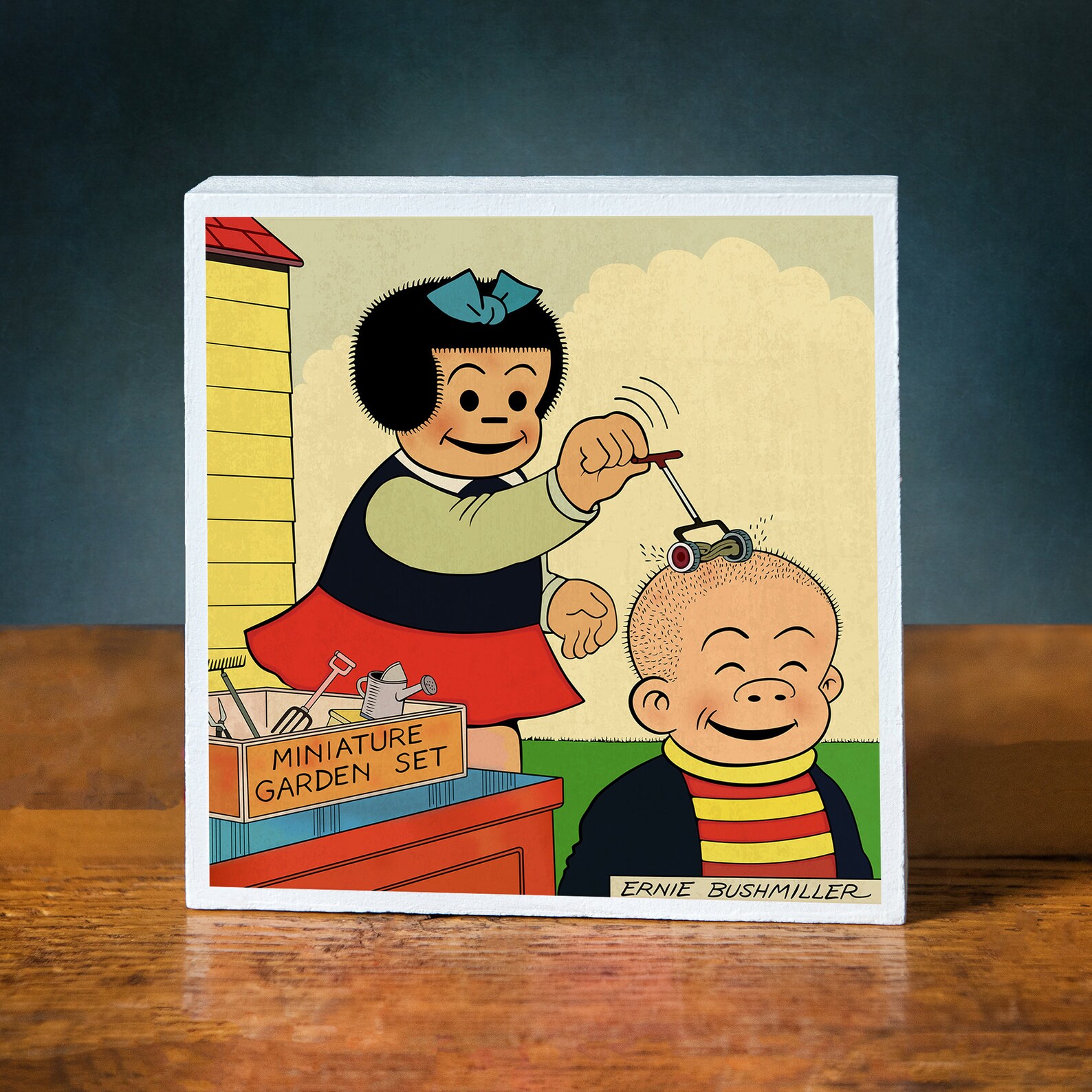 Nancy and Sluggo Comic Art Print Block-vintage Comic Book-gifts for Her ...