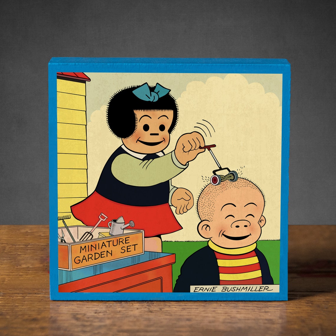 Nancy and Sluggo Comic Art Print Block-vintage Comic Book-gifts for Her ...
