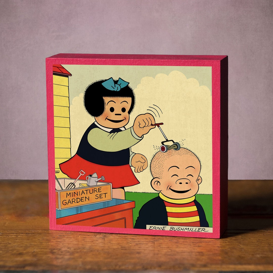 Nancy and Sluggo Comic Art Print Block-vintage Comic Book-gifts for Her ...