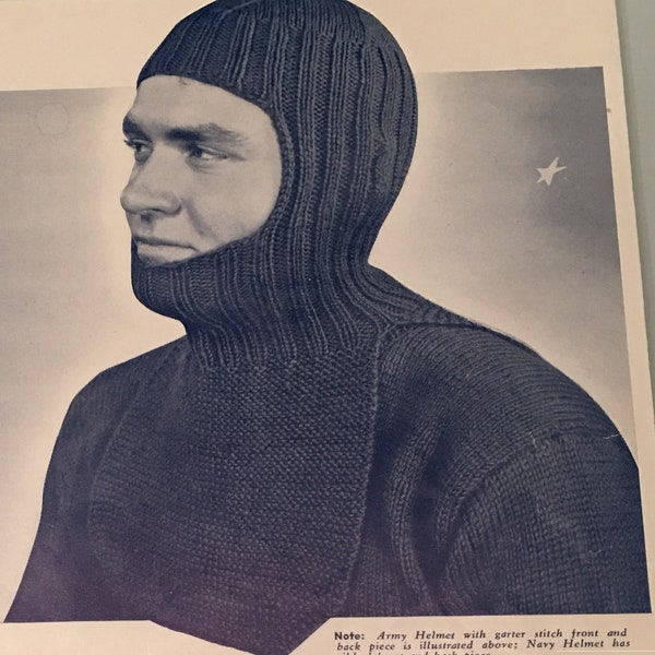 Balaclava Pattern - Etsy