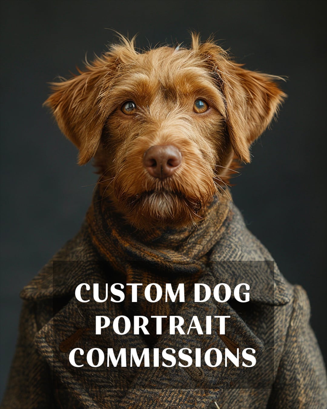 Custom Dog Portrait Commissions - Digital Download - Etsy UK