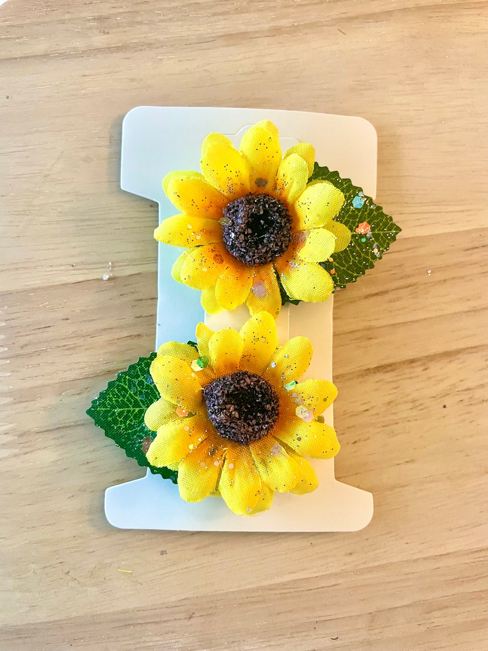 Sunflower Hair Clip for Girls set of 2 Flowers for Hair - Etsy