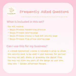 Tiana's Bayou Princess Activity Pack/handwriting Crafts - Etsy