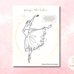 Ballet Dance Printable Activity Pack/girl Boy Ballet Dance Birthday ...