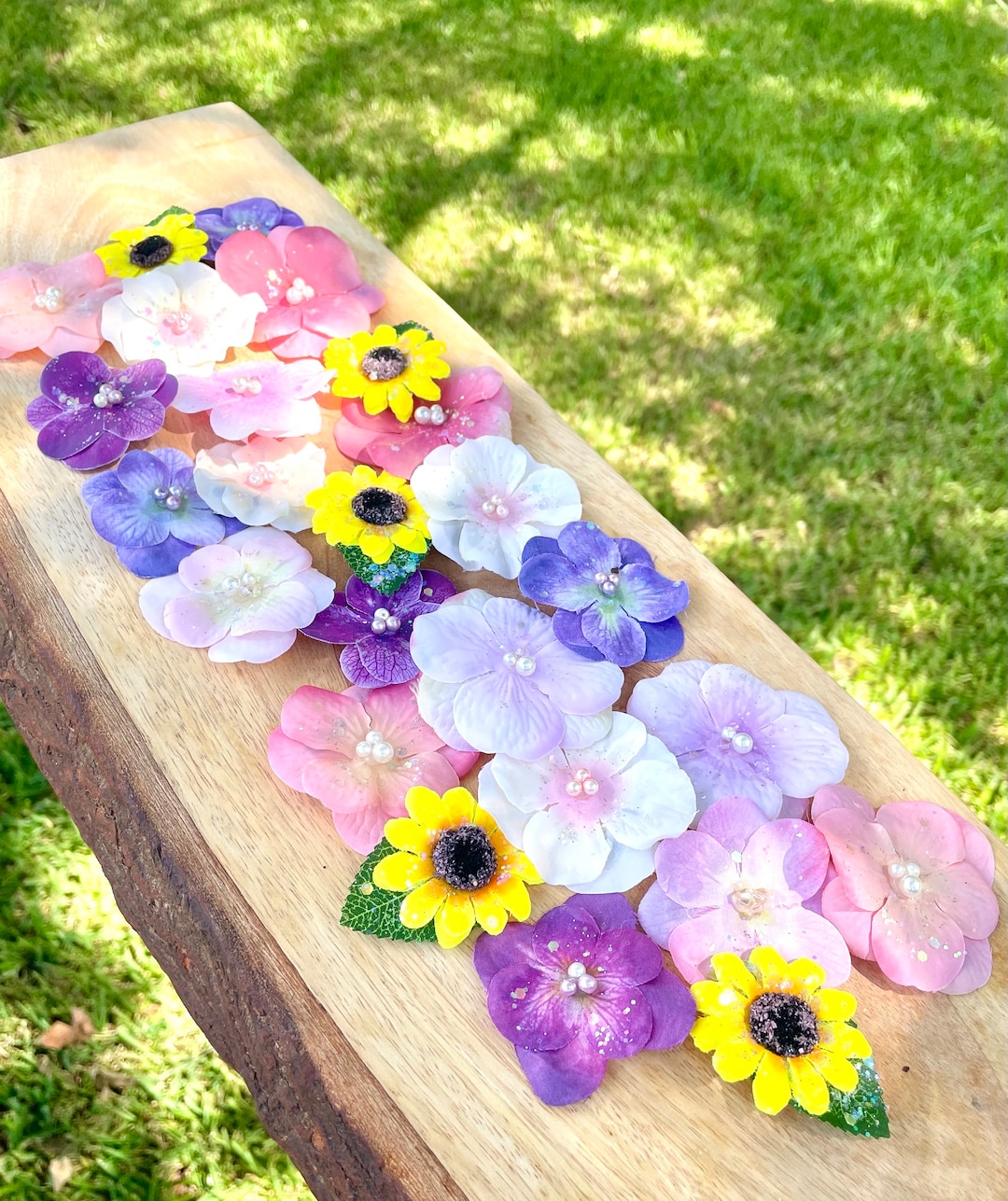 Princess Rapunzel Party Flower Hair Clips/for Women Toddler Girls ...